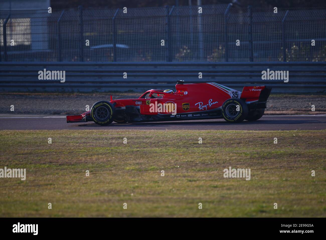 Robert Shwartzman, Ferrari Driver Accademy drive the Ferrari SF71H in Fiorano, Modena Stock ...