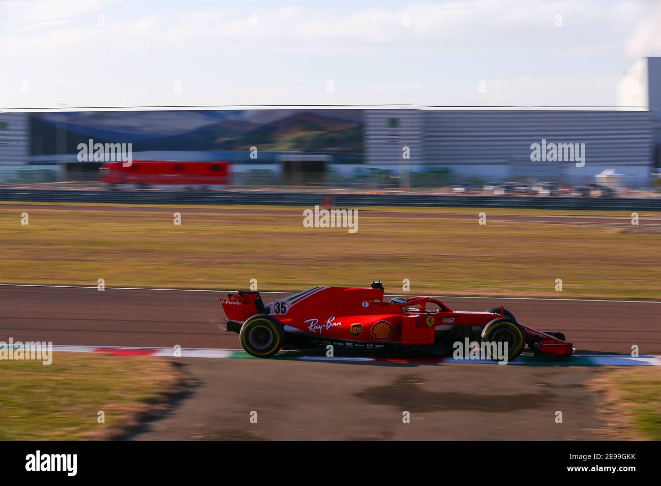 Robert Shwartzman, Ferrari Driver Accademy drive the Ferrari SF71H in Fiorano, Modena Stock ...
