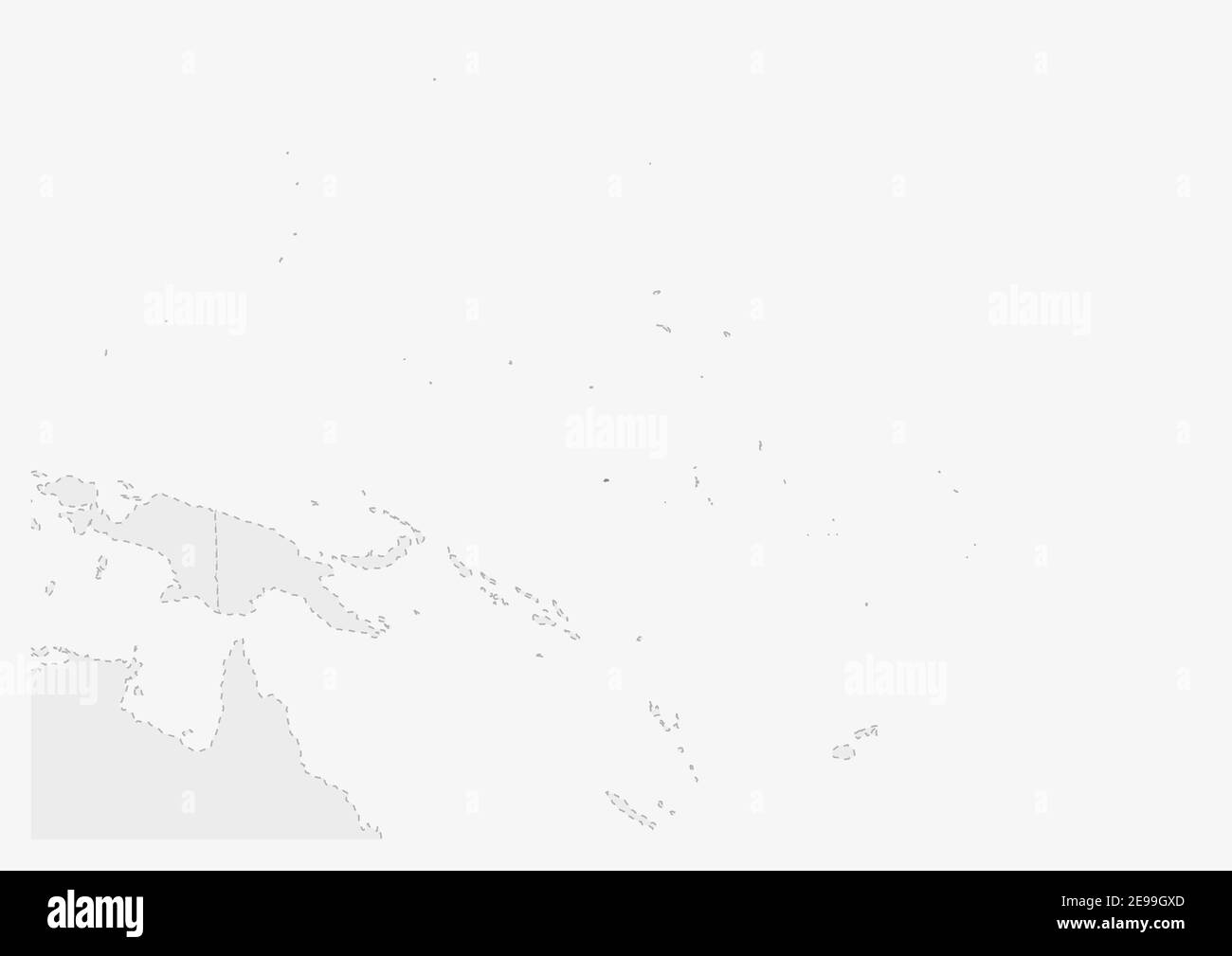 Map of Oceania with highlighted Nauru map, gray map of Nauru with ...