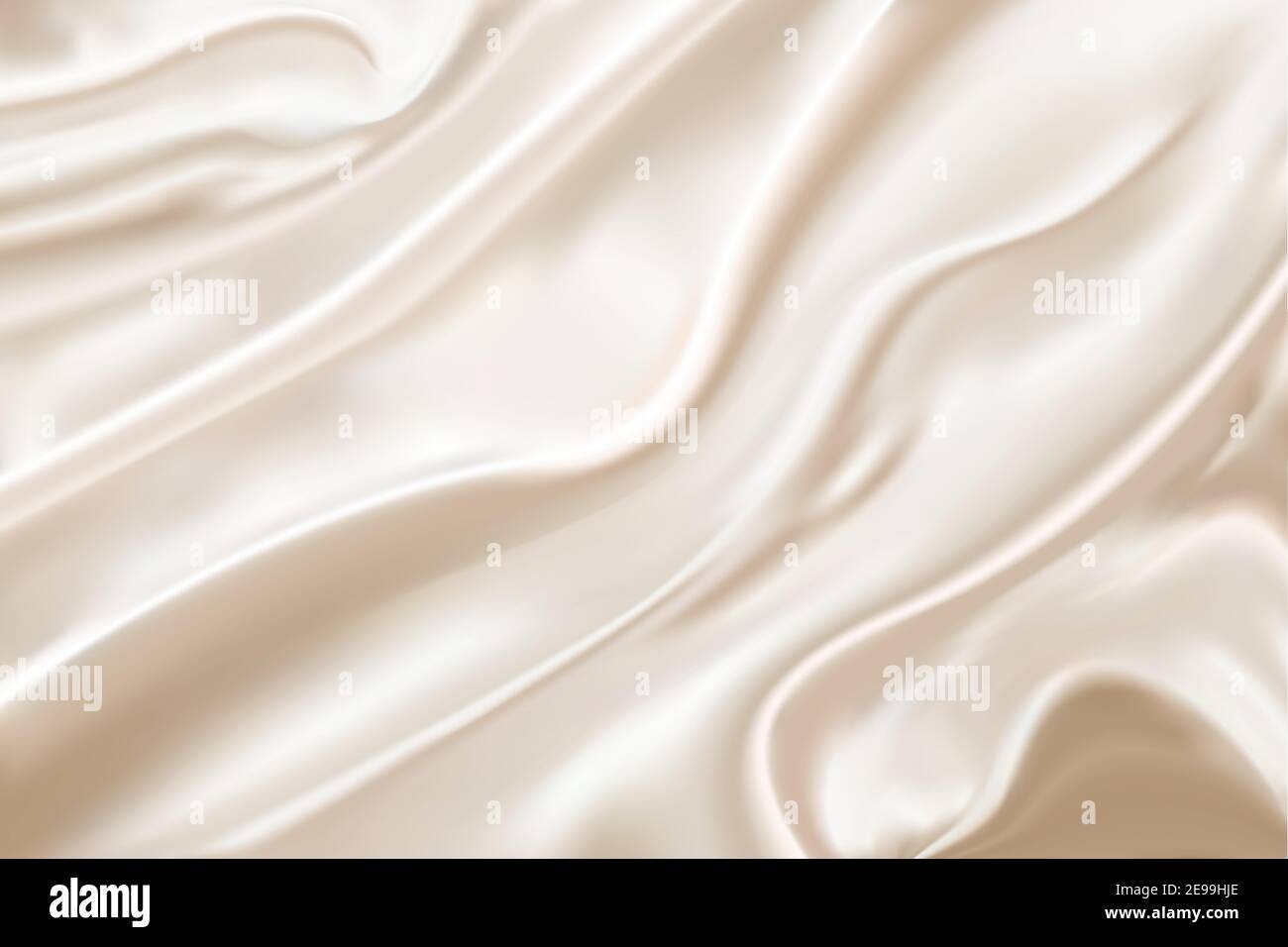 Silk Background. Vector Satin Fabric Wave Texture Material. Smooth Fashion Pattern. Luxury ...