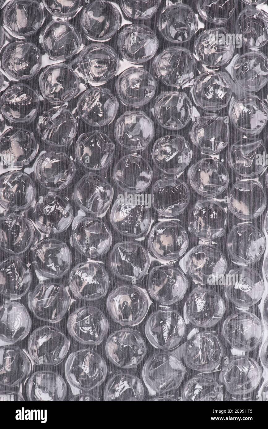 Packaging with air bubbles, bubble wrap texture. Parcel, abstract Stock ...