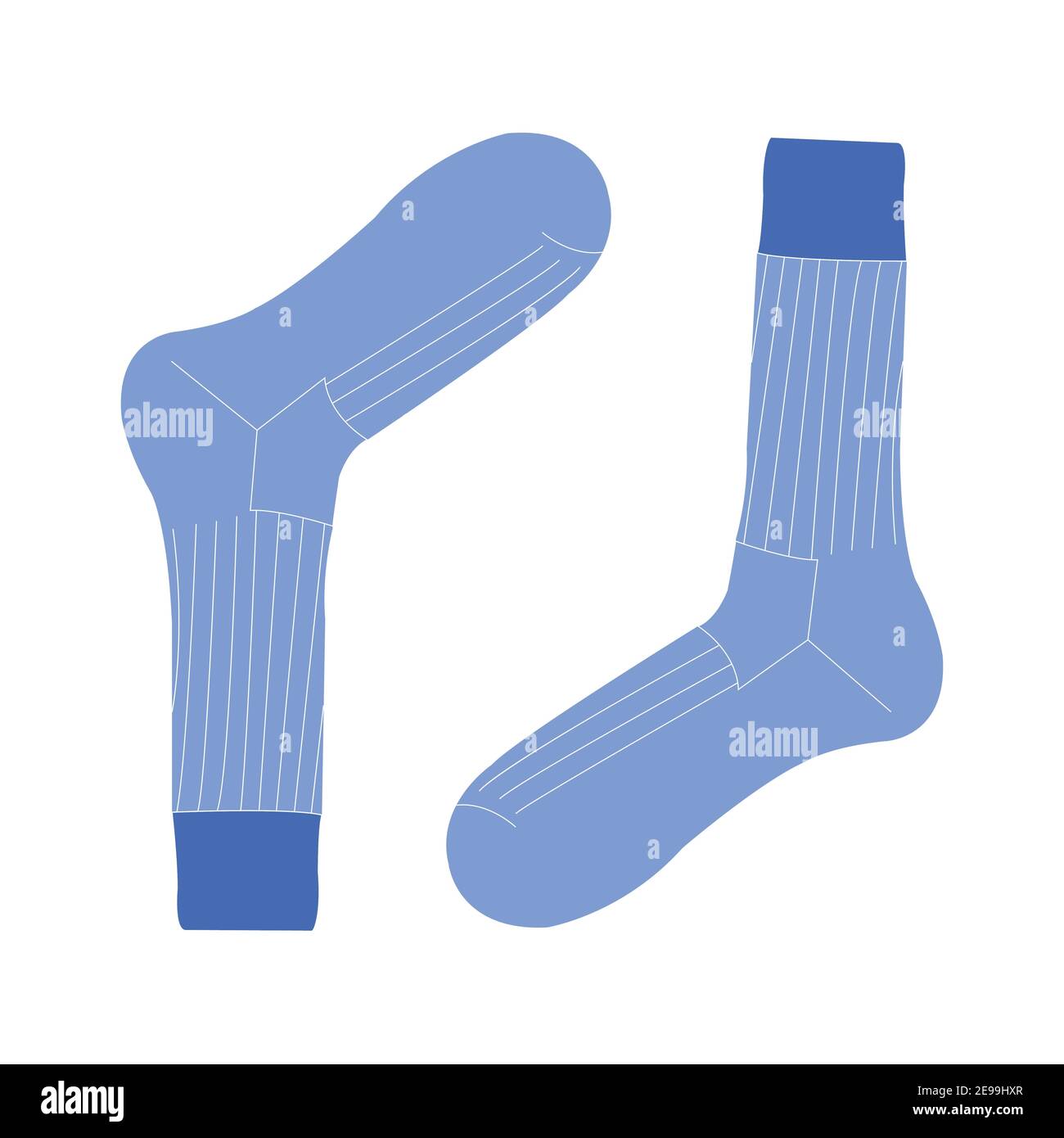 Cute blue socks red Cut Out Stock Images & Pictures - Alamy