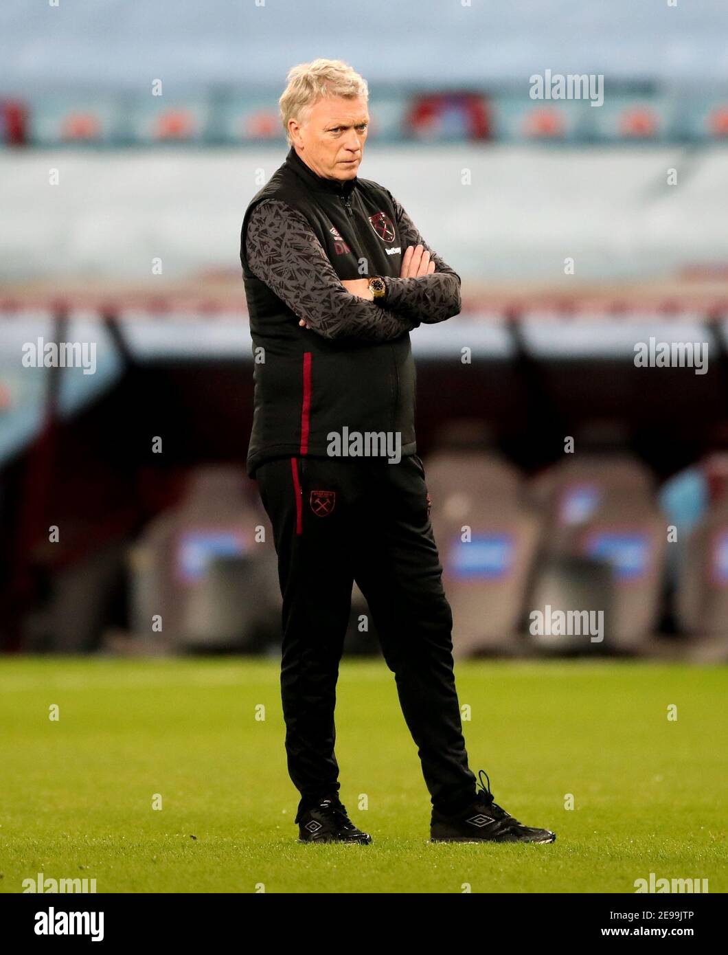 West Ham United manager David Moyes during the Premier League match at ...