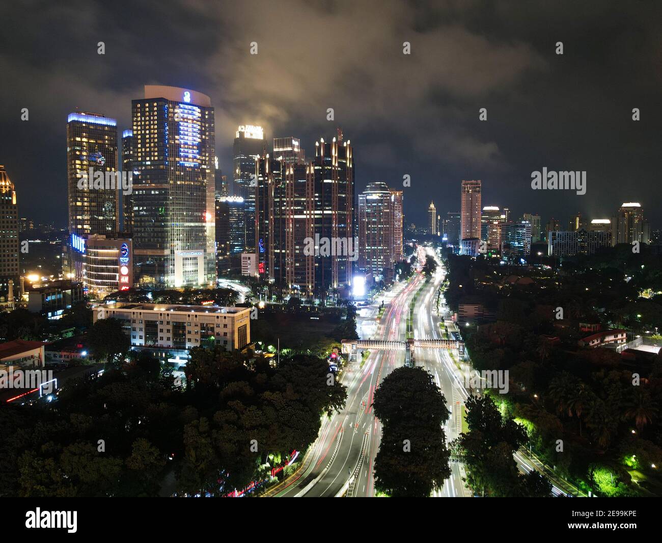 Night Time City View