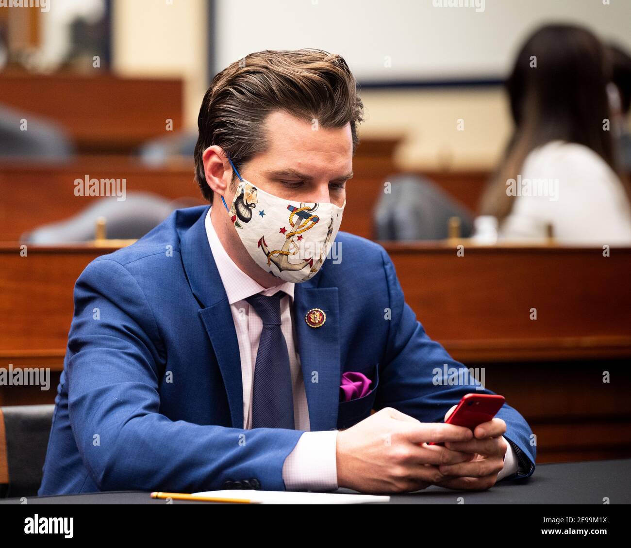 Matt gaetz phone hi-res stock photography and images - Alamy