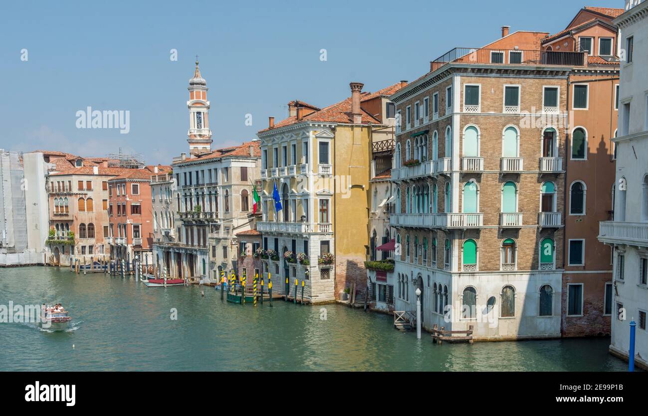 discovery of the city of Venice and its small canals and romantic alleys, Italy Stock Photo - Alamy