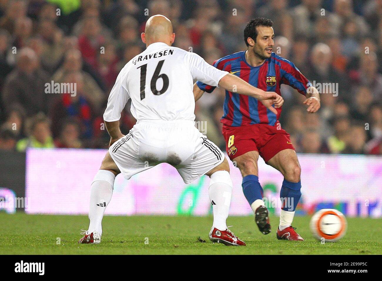 Barcelona's Ludovic Giuly during the Spanish primera league, FC ...