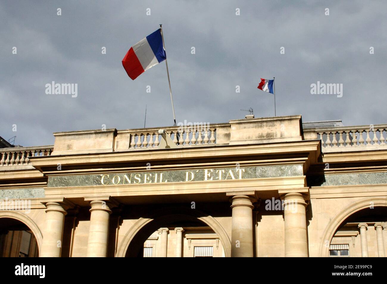 The building of the French state council (Conseil d'Etat) in Paris ...
