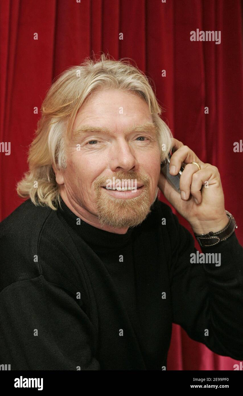 Richard branson photocall hi-res stock photography and images - Alamy