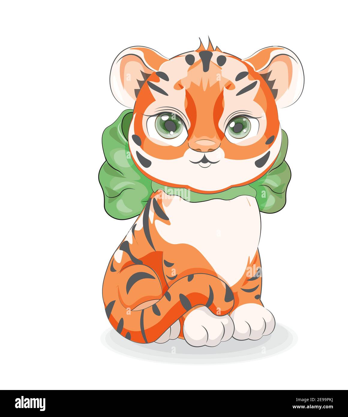 Cute Baby Tiger Drawing