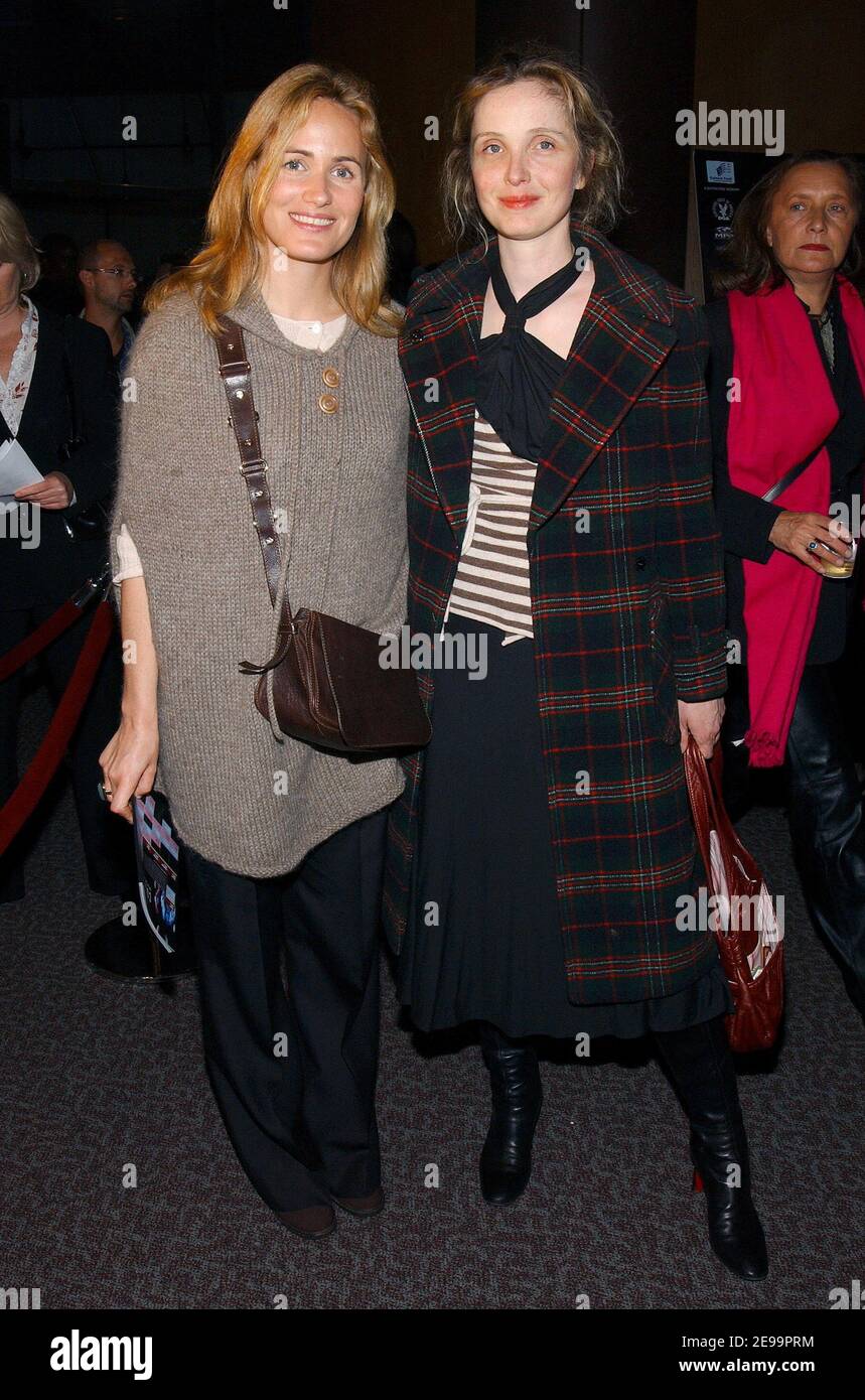 Actresses Judith Godreche and Julie Delpy attend the City of Lights ...