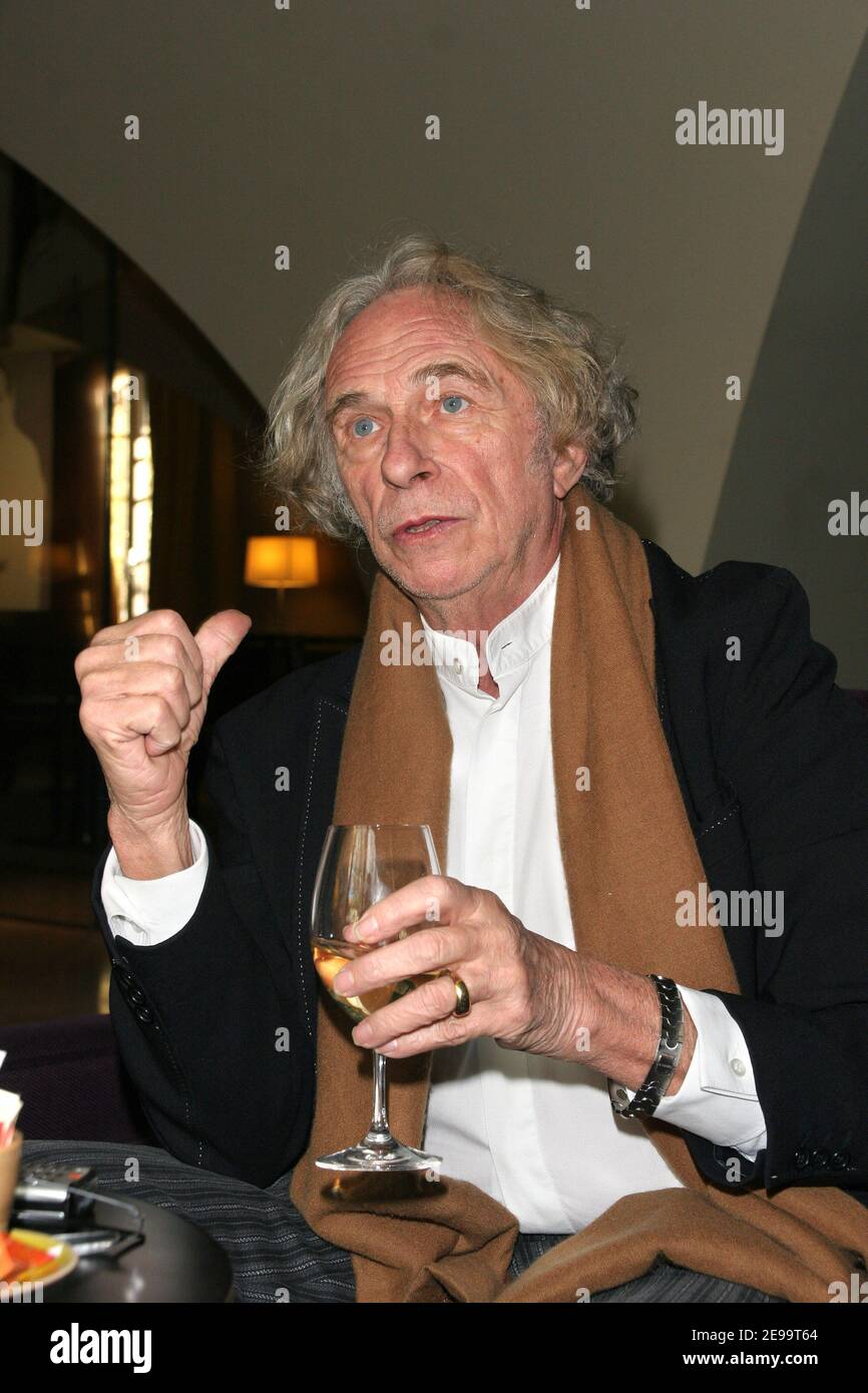 French actor Pierre Richard poses during the 1st Russian Film Festival ...
