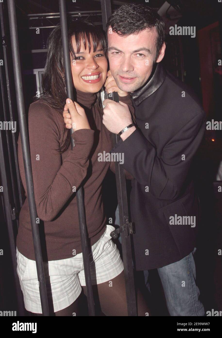 Singer Emilie from 'Star Academy' TV show and French TV presenter ...