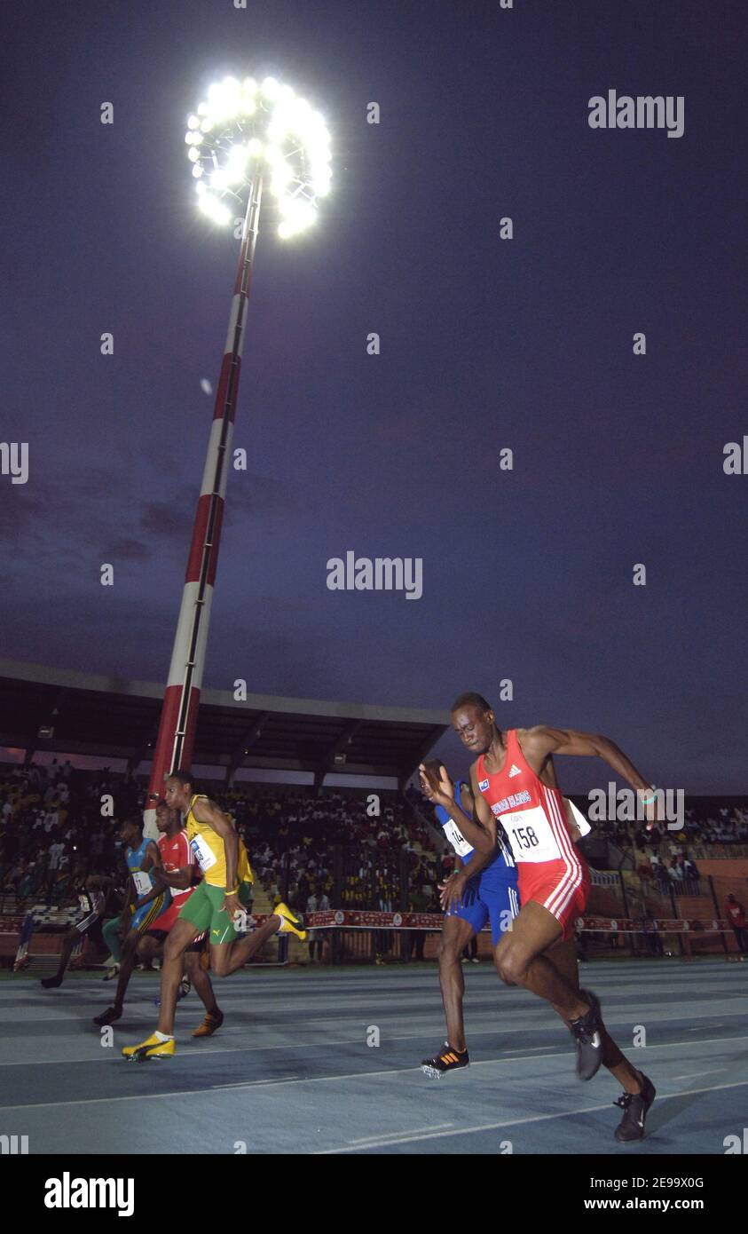 Cayman Islands' Kemar Hyman competes on men's 100 meters during the ...