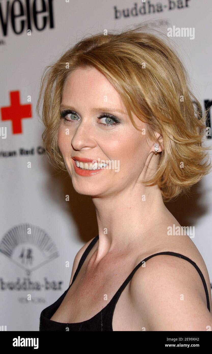 Actress Cynthia Nixon arrives at the Conde Nast Traveler 'Hot List ...