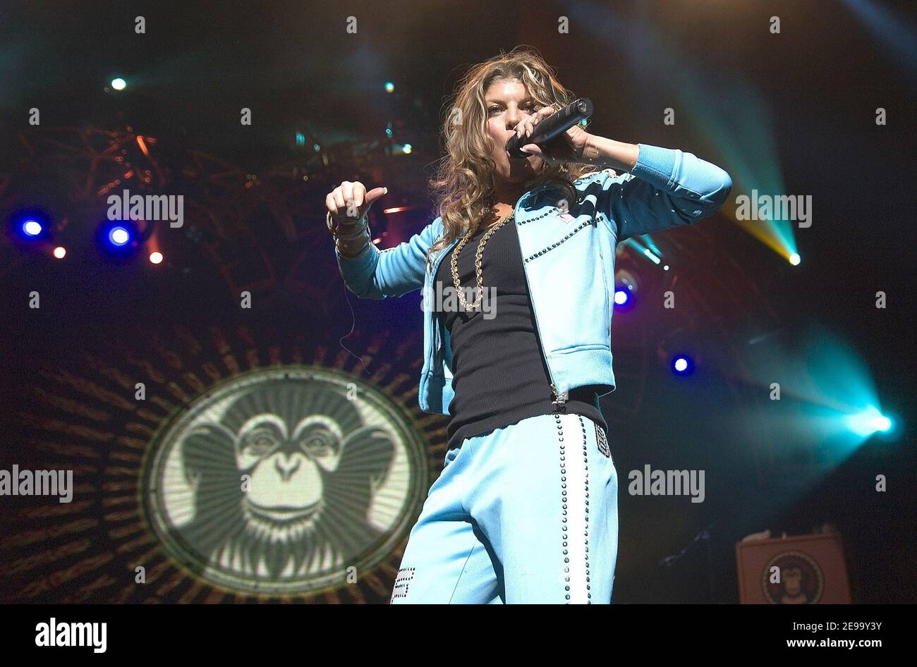 Fergie of the Black Eyed Peas performs live at Madison Square Garden ...