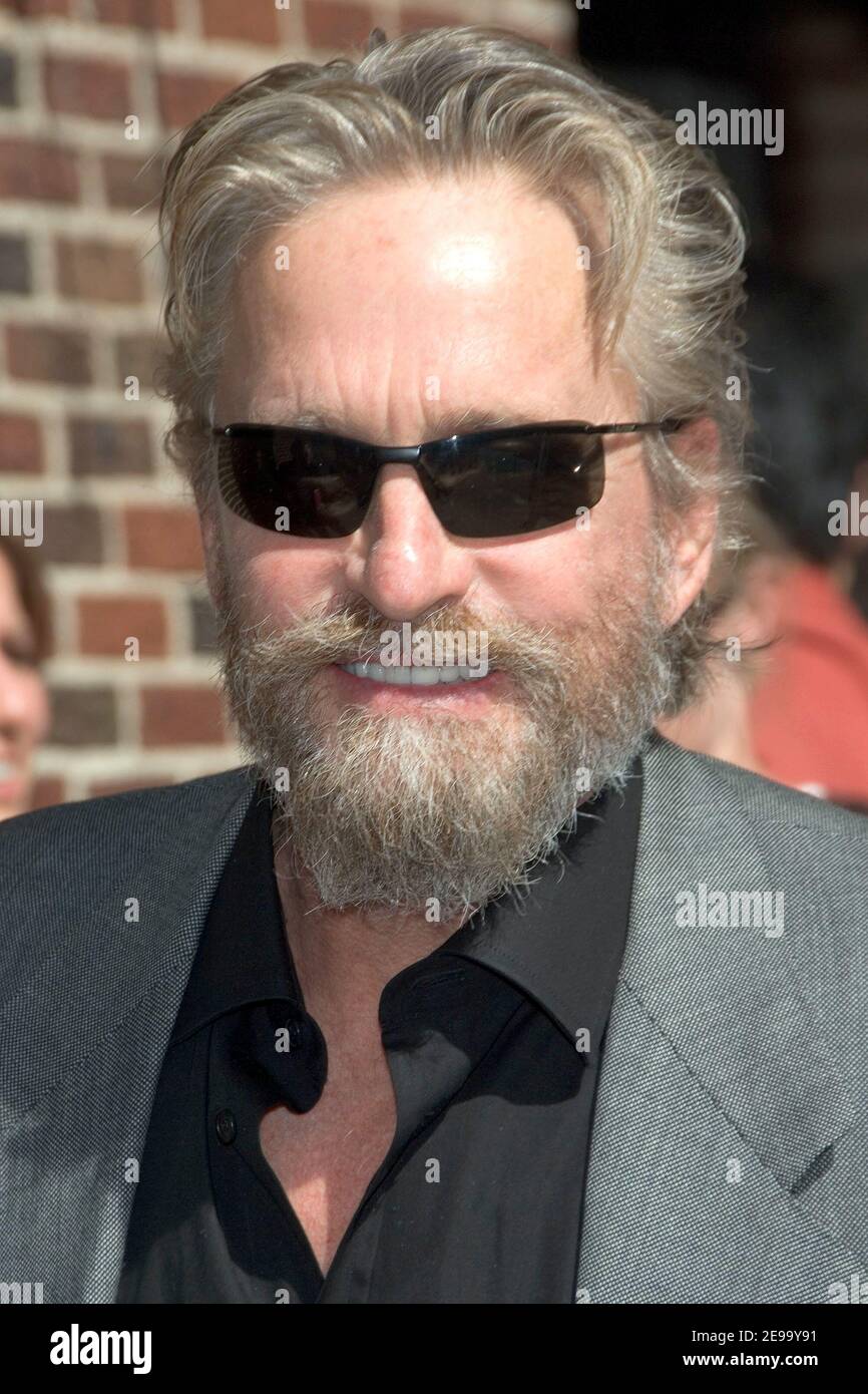 Actor Michael Douglas visits 'The Late Show With David Letterman' on ...