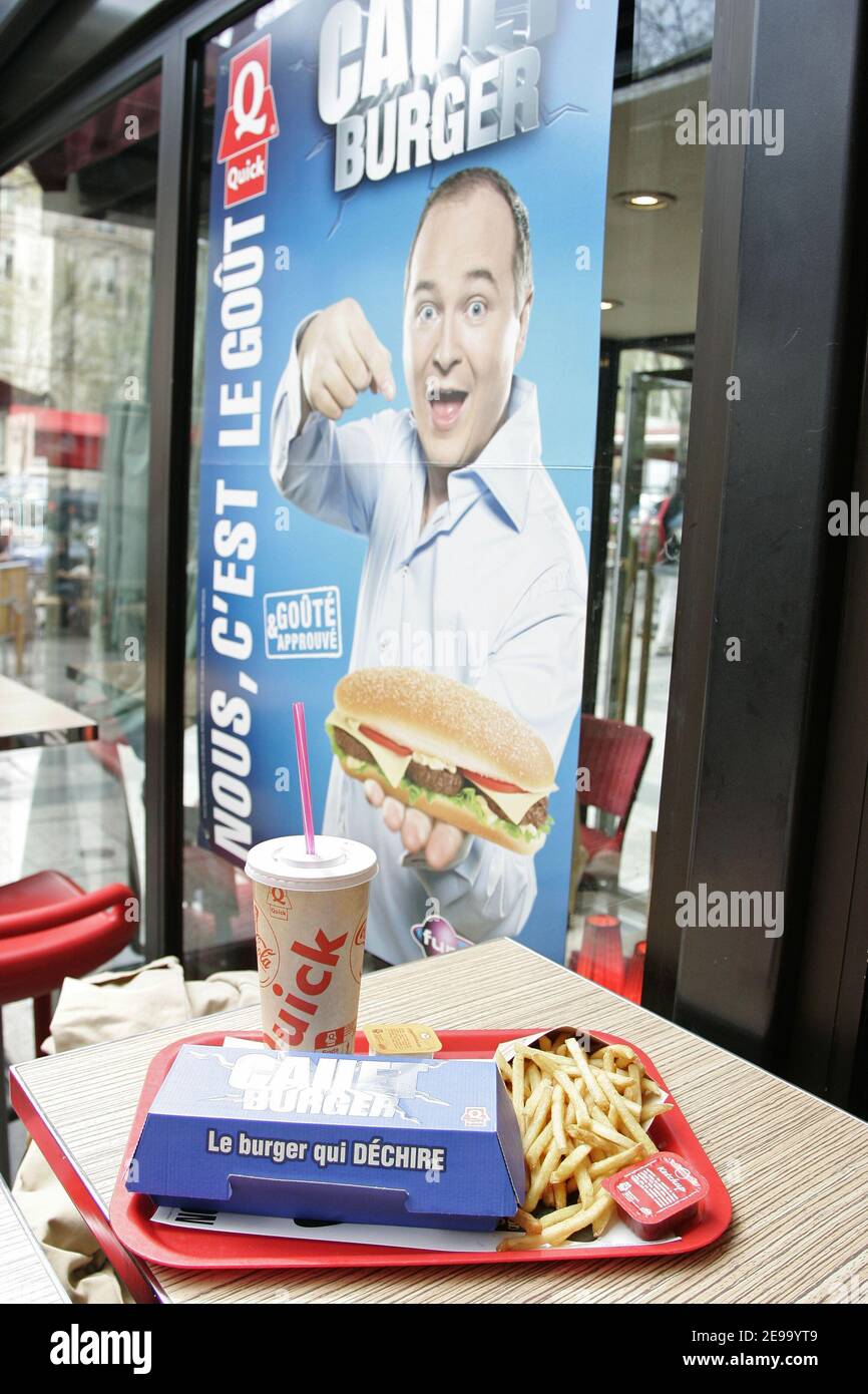 Restauration rapide france hi-res stock photography and images - Alamy