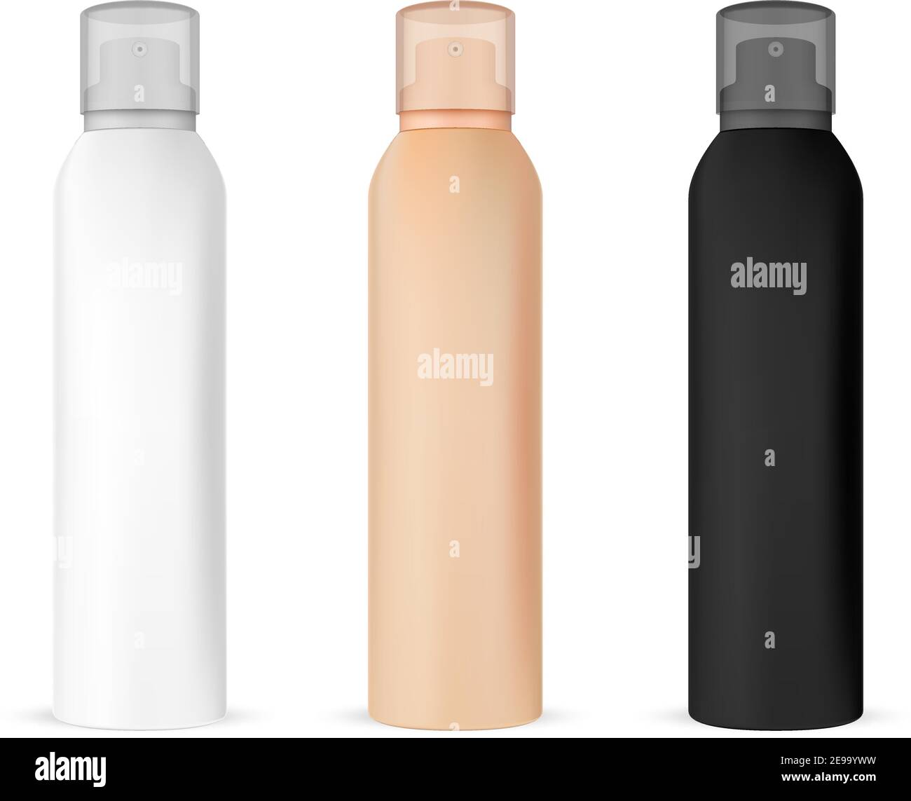 Spray Mockup Bottle. Aluminum Freshener Container. 3d Metal Hair ...