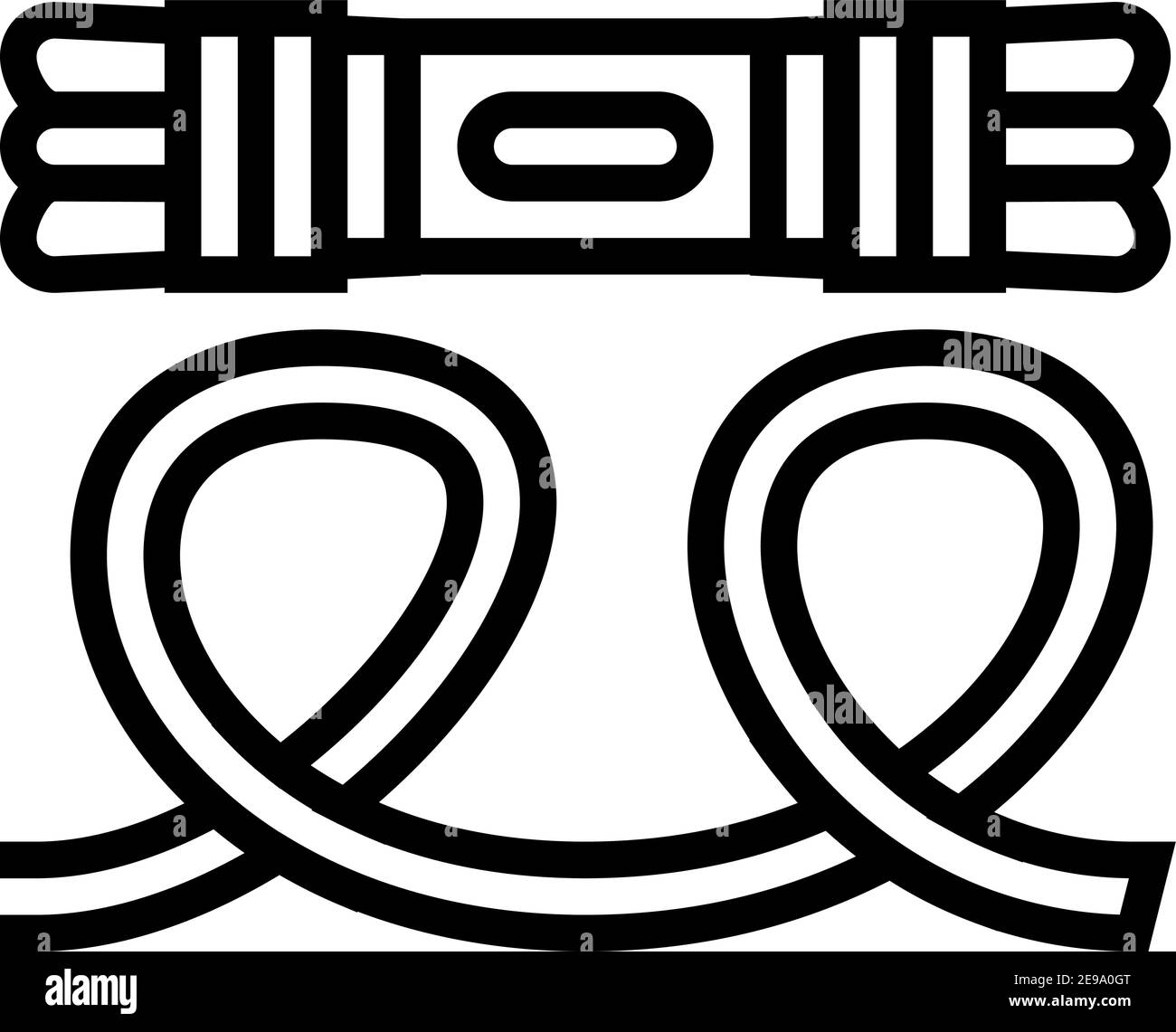 threads knitting line icon vector illustration Stock Vector Image & Art ...