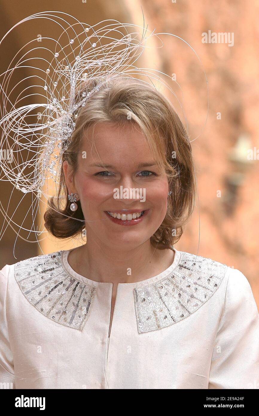 Princess Mathilde of Belgium arrives at the Parliament's Lunch at City ...