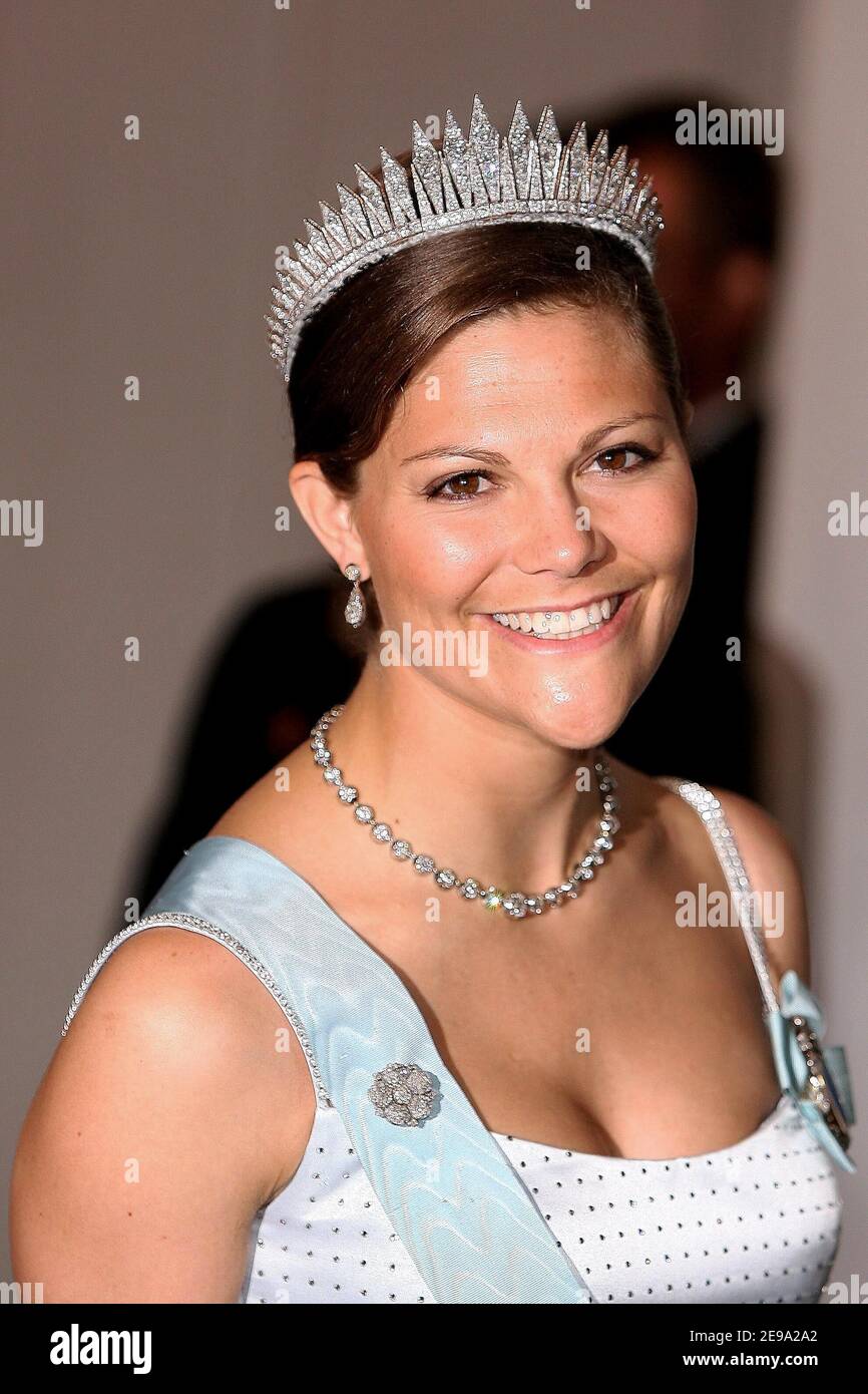 Crown Princess Victoria of Sweden arrives for the special birthday ...