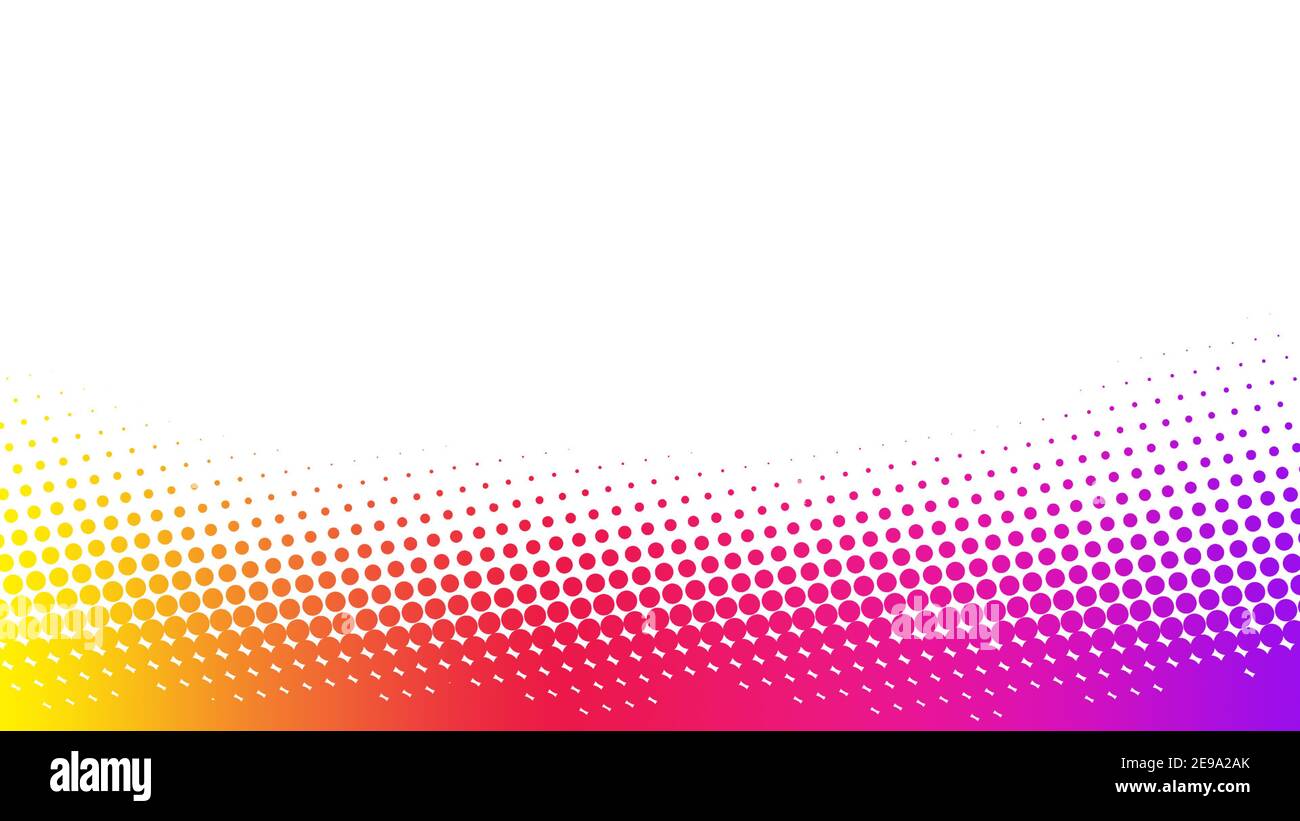 Colorful abstract dotted halftone background with copy space. Rainbow ... Colorful abstract dotted halftone background with copy space. Rainbow ...