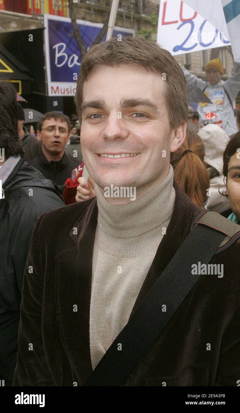 French UNEF-ID leader Bruno Julliard attends the traditional May Day ...