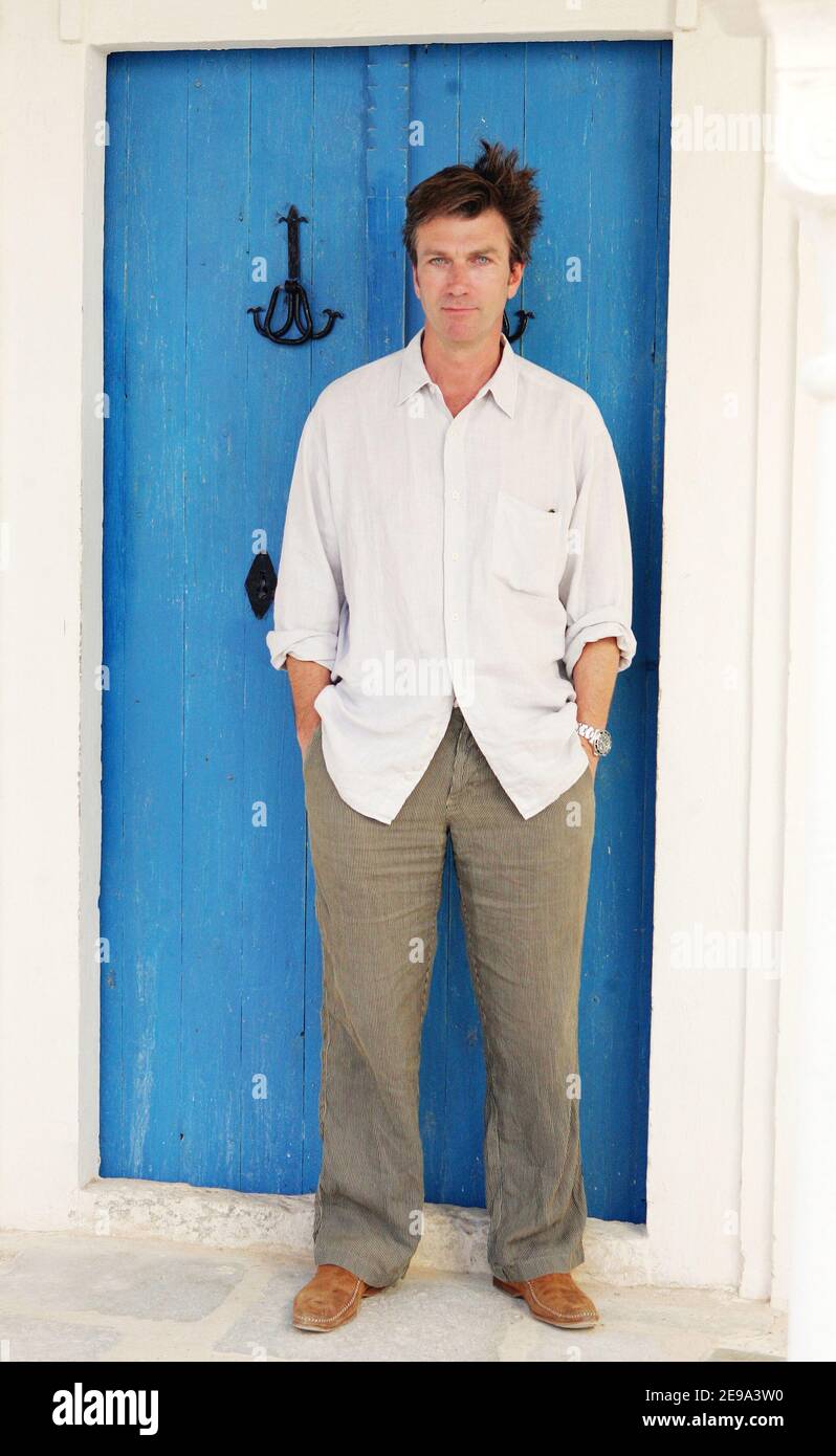French actor Philippe Caroit poses in Djerba, Tunisia on April, 30 ...