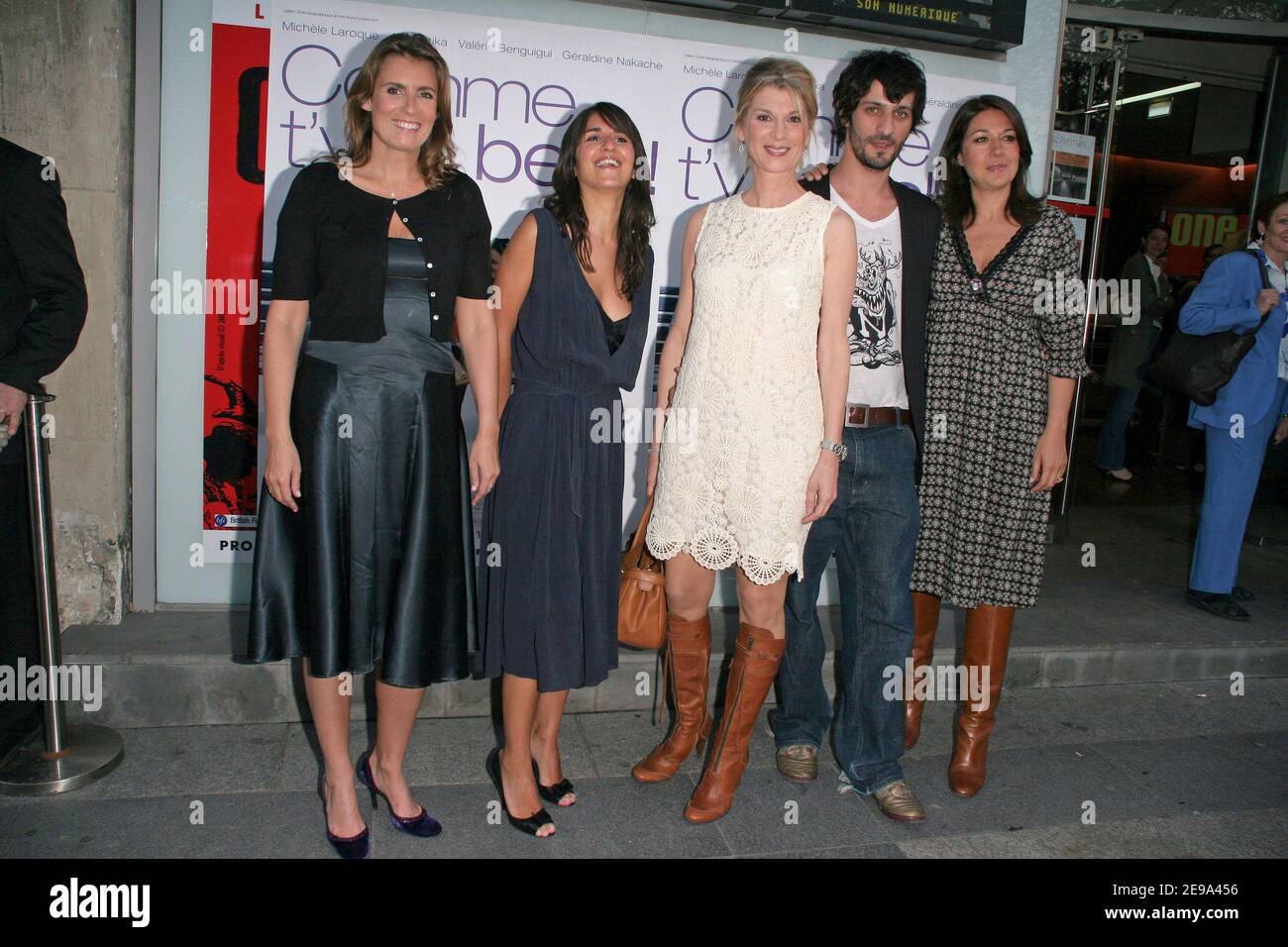 Director Lisa Azuelos, actors Geraldine Nakache, Michele Laroque, David ...