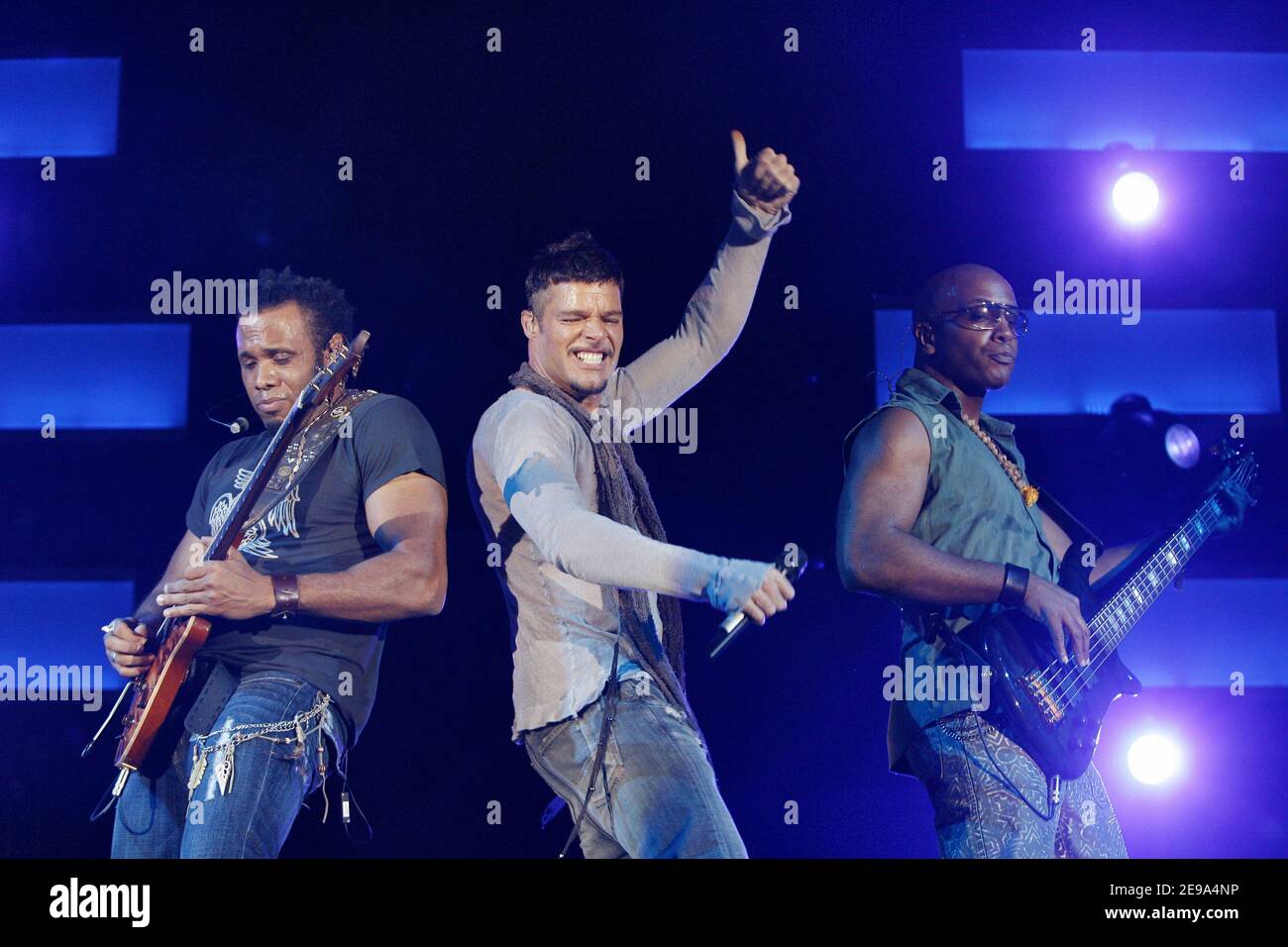 Puerto Rican born singer Ricky Martin performs live on stage at le ...