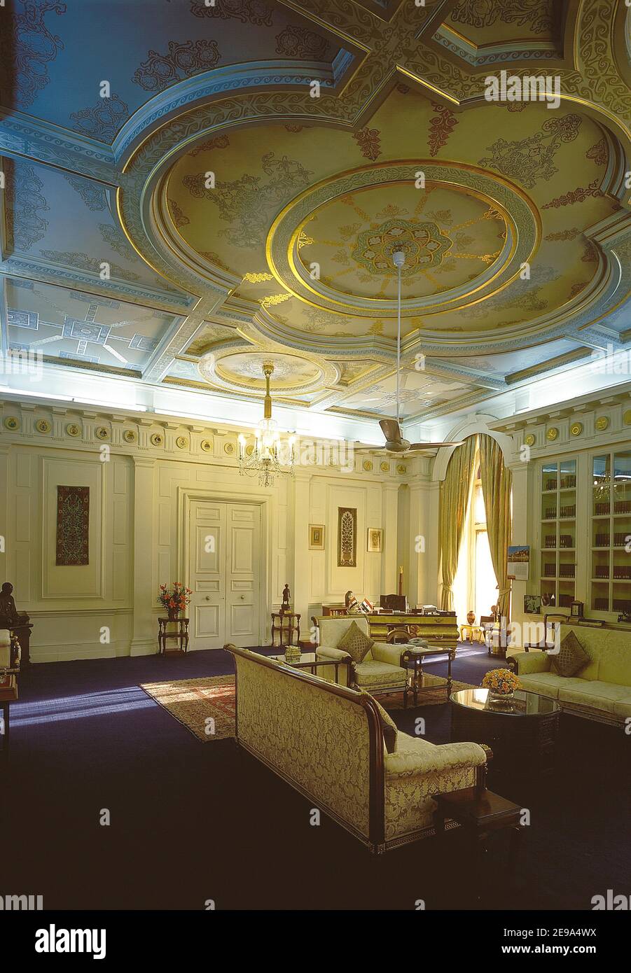 The Presidential Office in the Presidential Palace 'Rashtrapati Bhavan ...