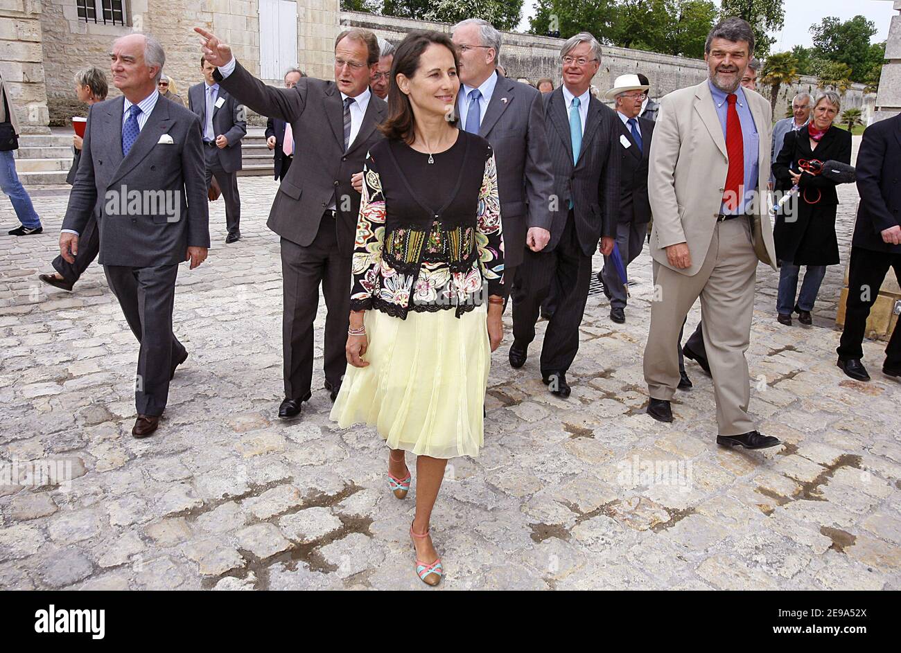 France's Poitou-Charente region president Segolene Royal and US ...