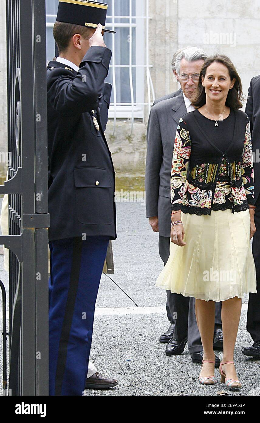 France's Poitou-Charente region president Segolene Royal and US ...