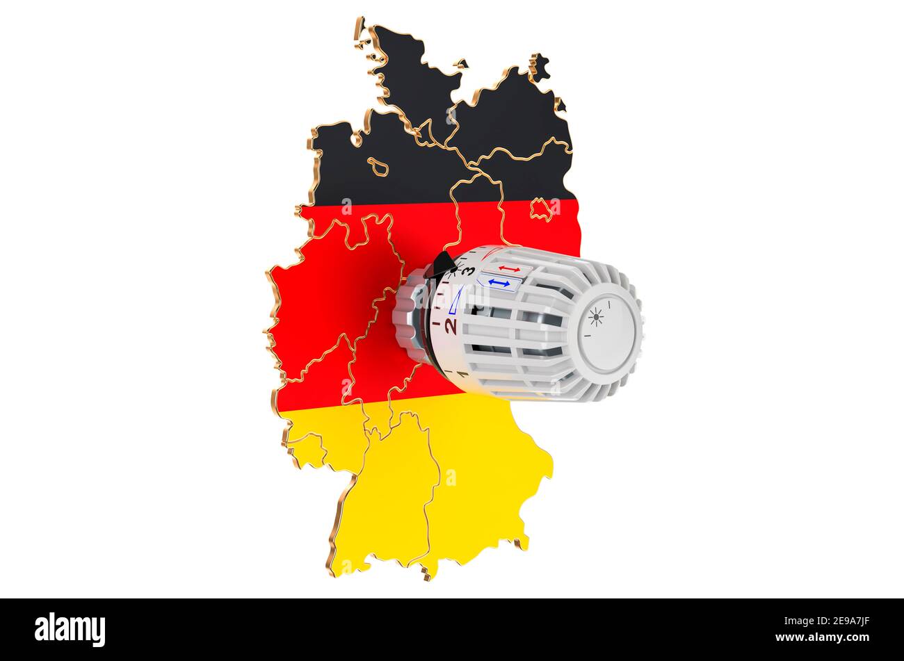 Map germany distribution Cut Out Stock Images & Pictures - Alamy
