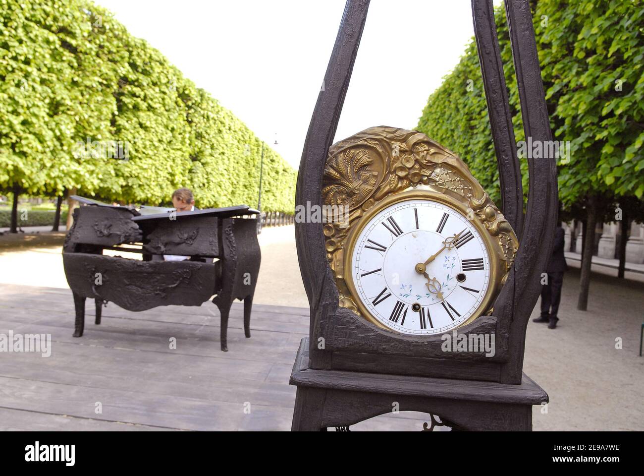 Opening of the exhibition which pays a tribute to French artist Arman ...