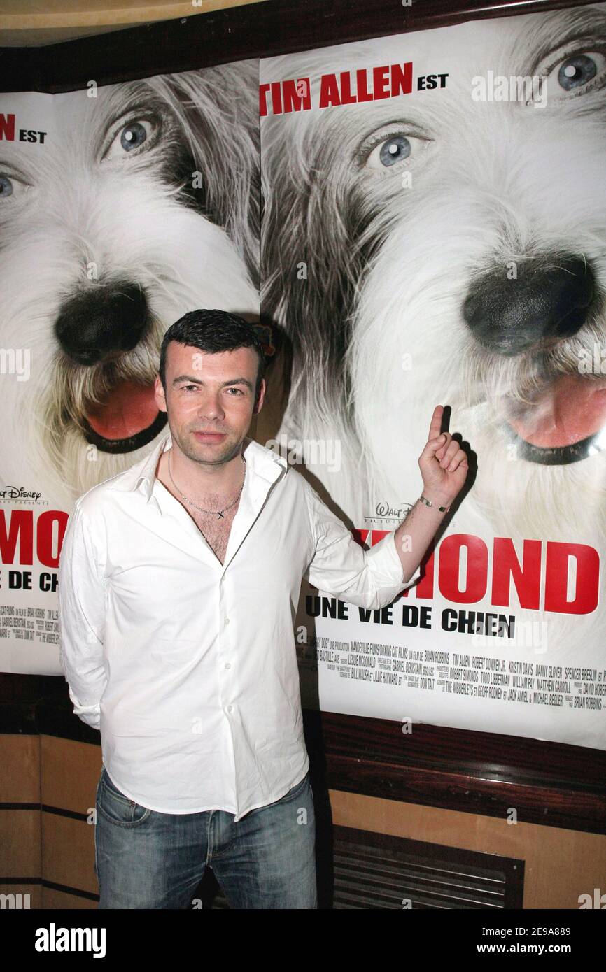 EXCLUSIVE. French TV Presenter Xavier Anthony attends the premiere of ...