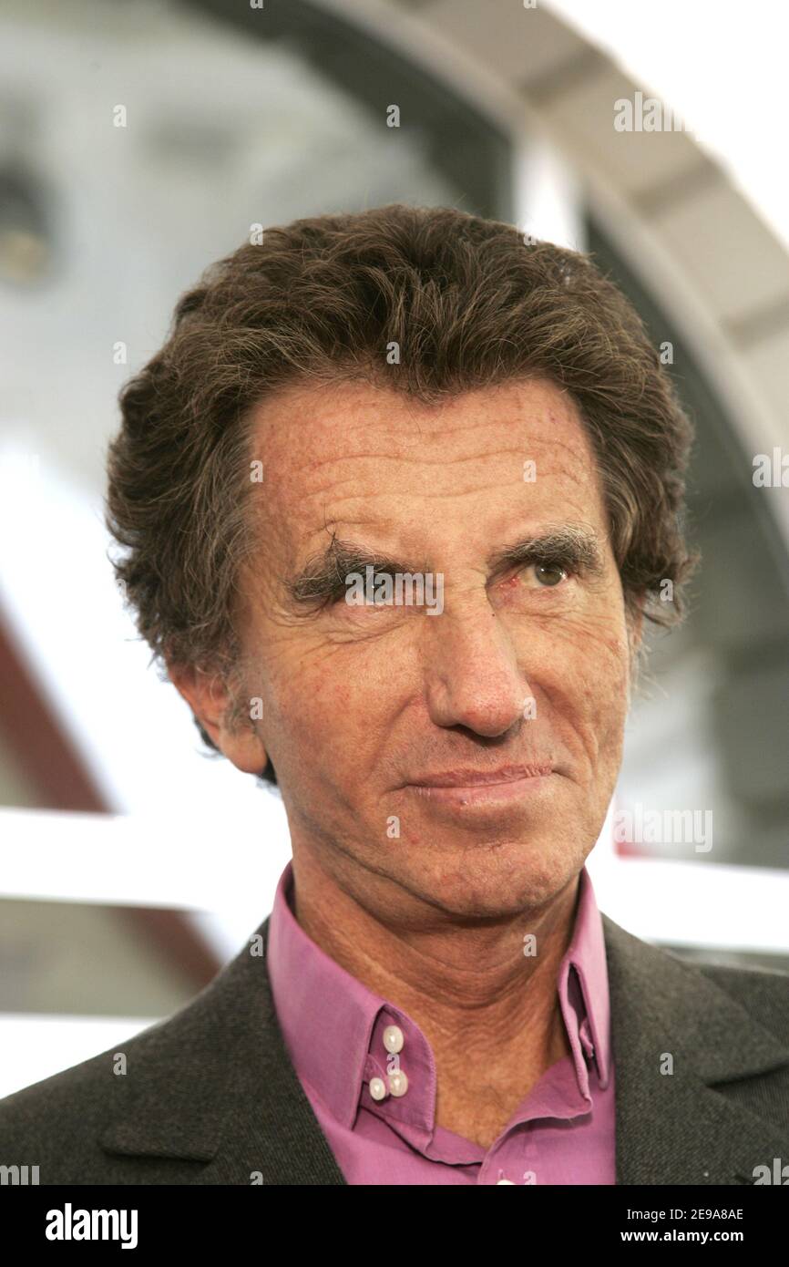 Socialist leader Jack Lang attends the party held at the Socialist head ...