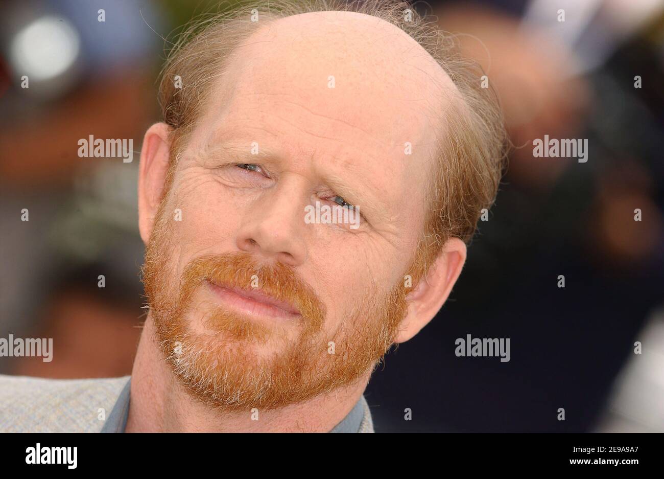 US director Ron Howard poses at a photocall for his film The Da Vinci ...