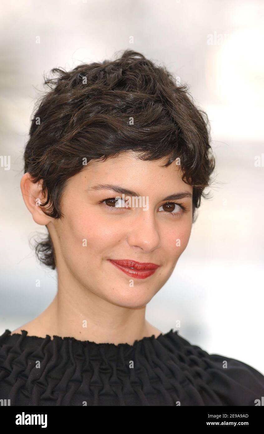 French actress Audrey Tautou poses at a photocall for Ron Howard's film ...