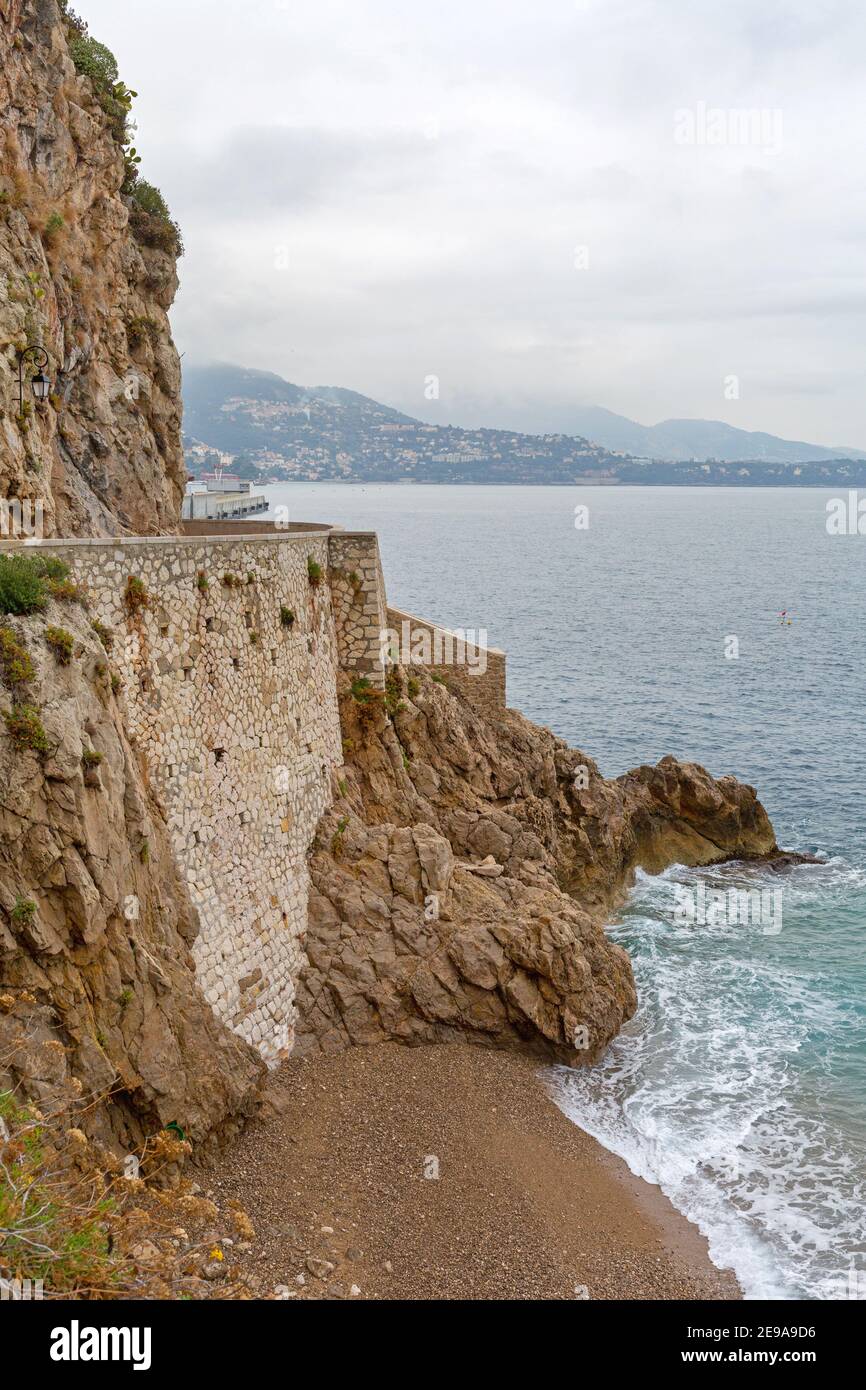 Monaco cliff hi-res stock photography and images - Alamy