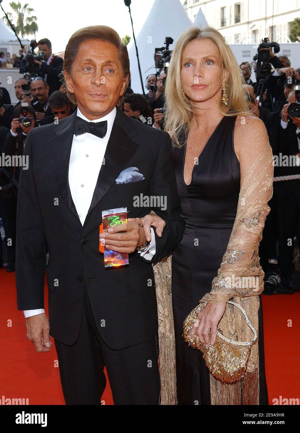 Valentino arrives for the screening of US director Ron Howard's film ...