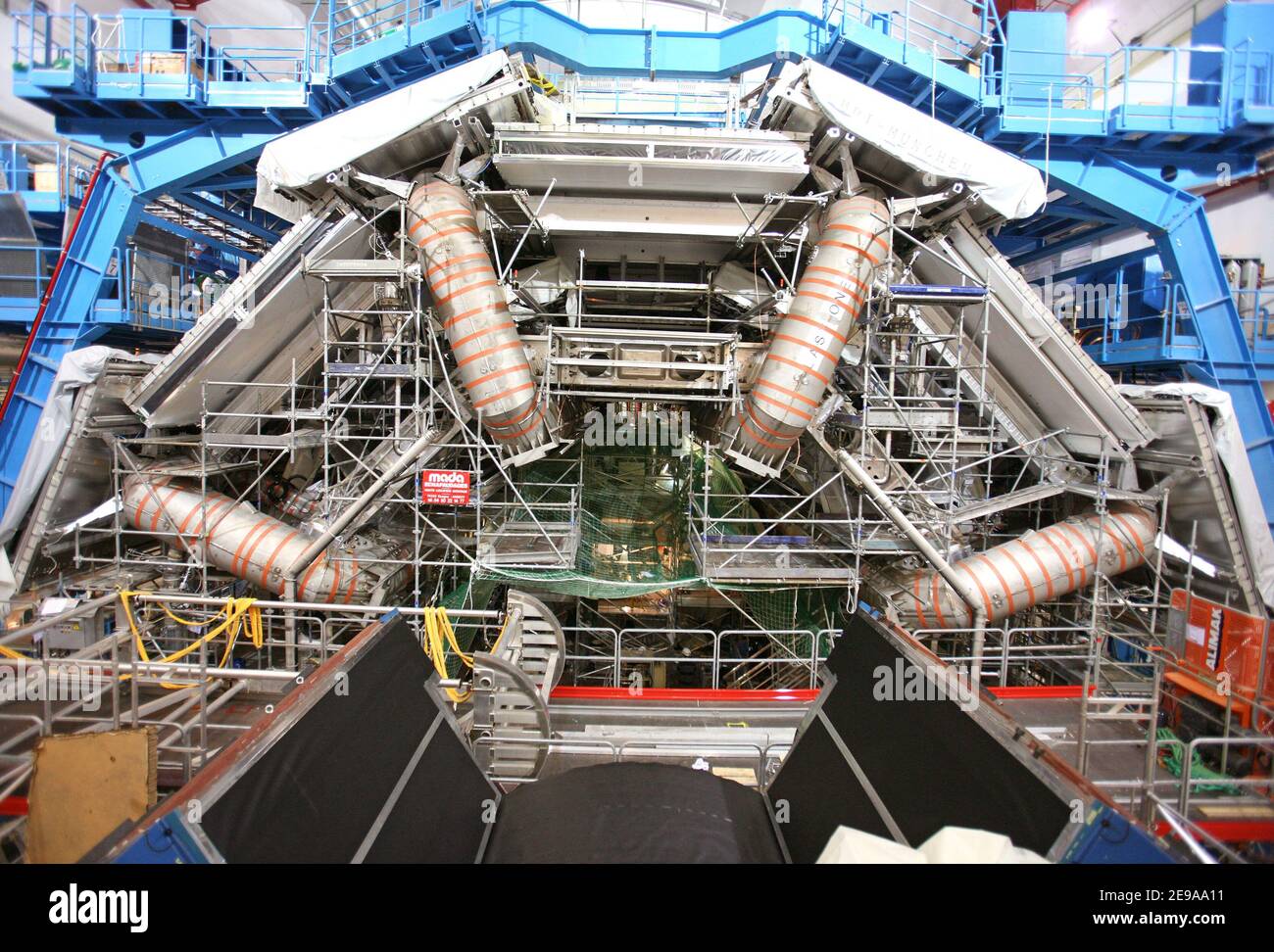 The construction site of the LHC (Large Hadron Collider), the largest ...