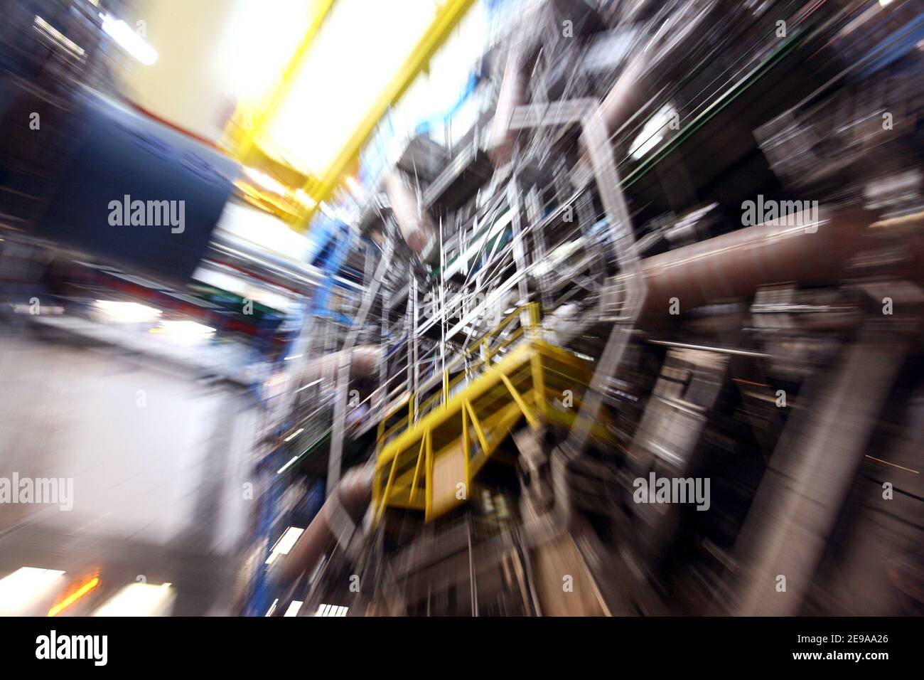 The construction site of the LHC (Large Hadron Collider), the largest ...