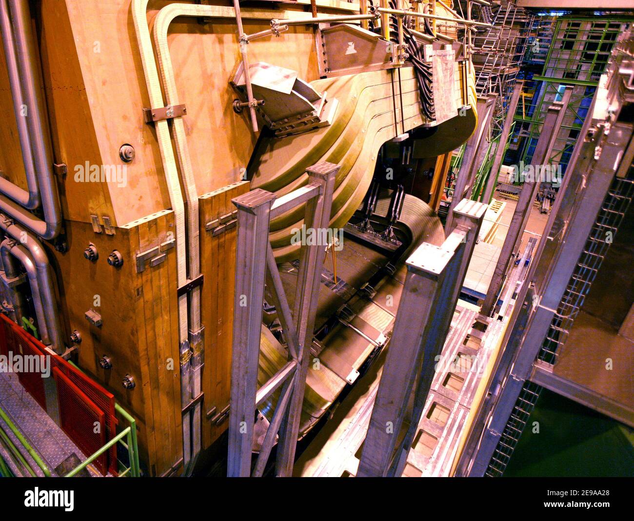 The construction site of the LHC (Large Hadron Collider), the largest ...
