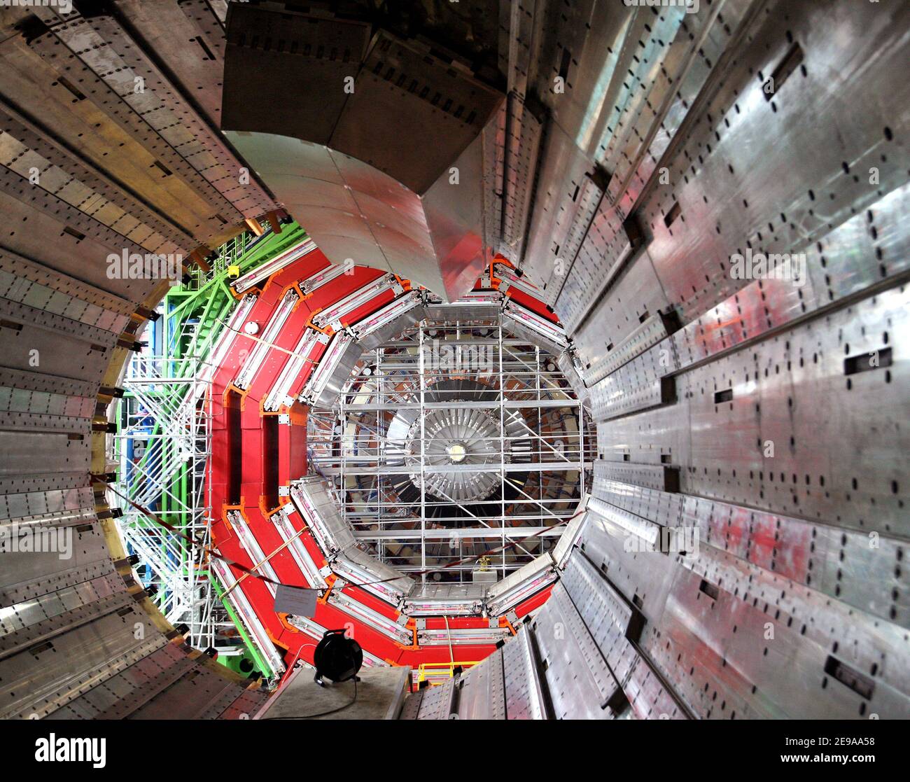 The construction site of the LHC (Large Hadron Collider), the largest ...