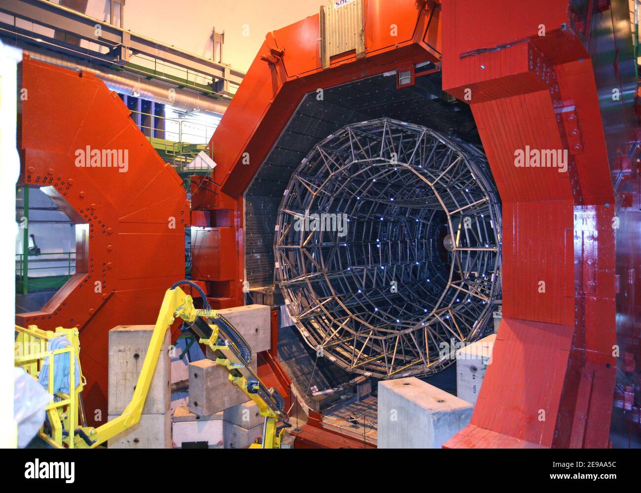 The construction site of the LHC (Large Hadron Collider), the largest ...
