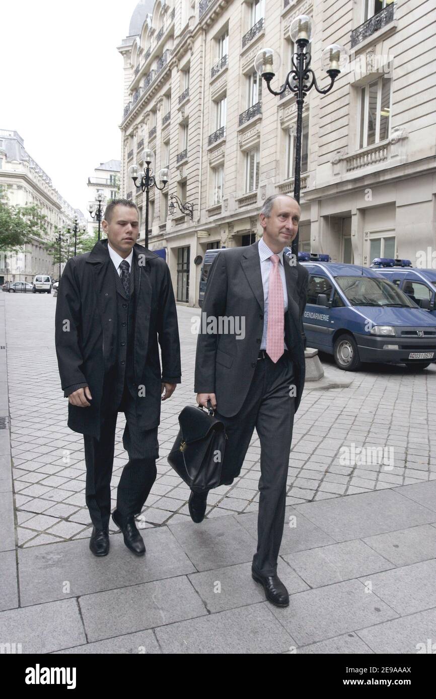 French judge Philippe Courroye arrives at 'Pole Financier' in Paris on ...