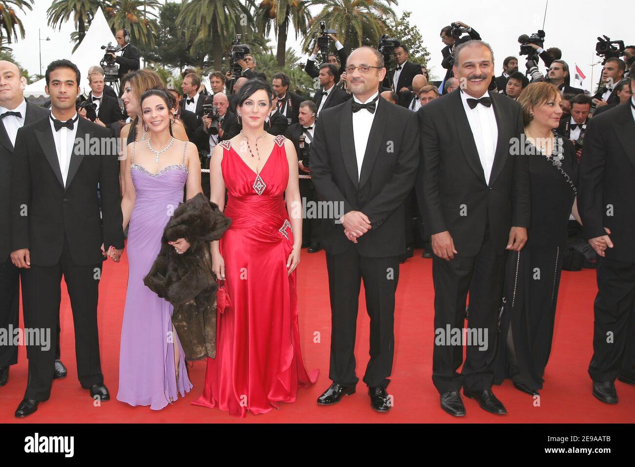 Cast members of the film 'Halim' arrive for a screening at the 59th ...