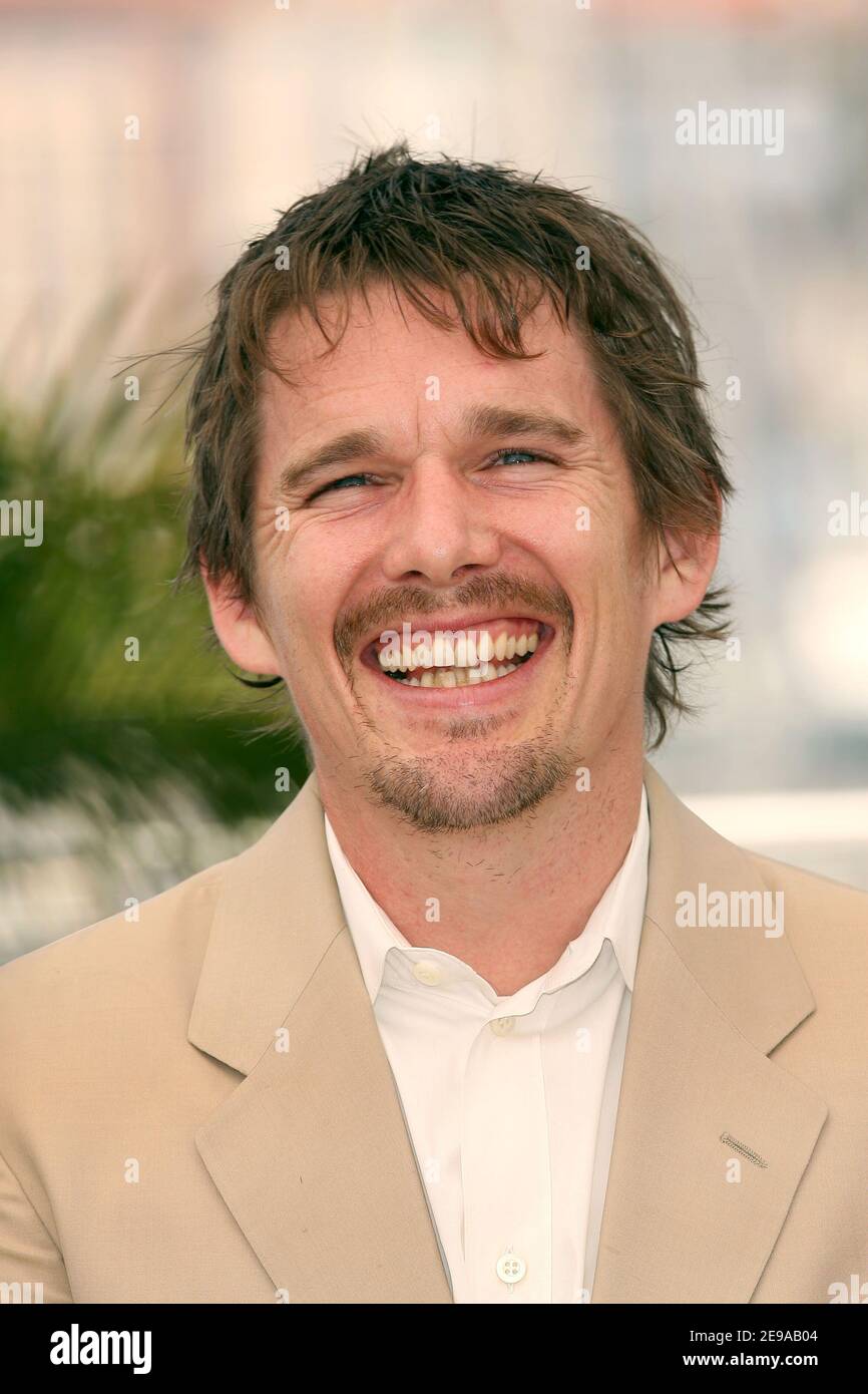 Ethan Hawkee poses during the photocall for ''Fast Food Nation' during ...